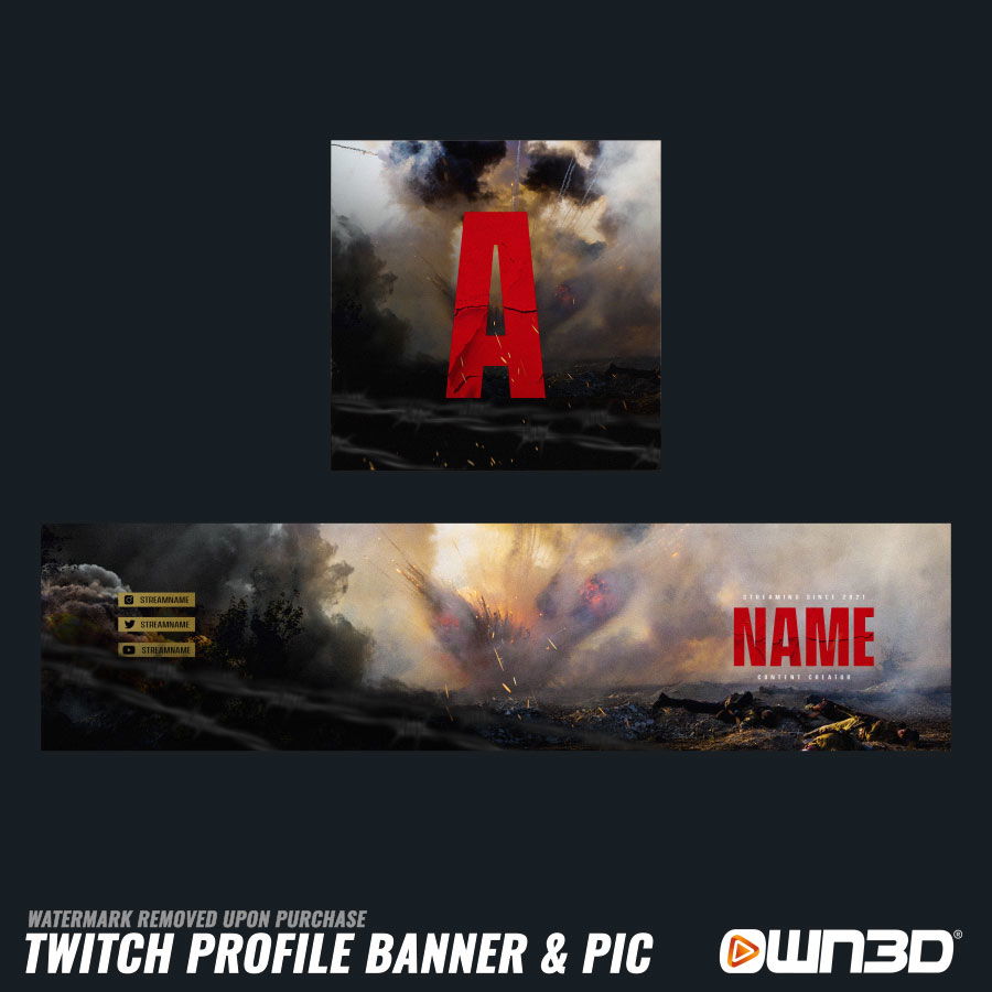 Vanguard Twitch Profile Banner - OWN3D