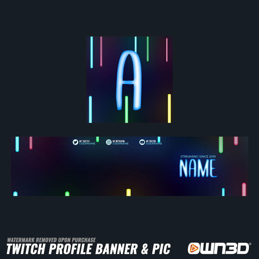 ChristmasLights Twitch Profile Banner - OWN3D