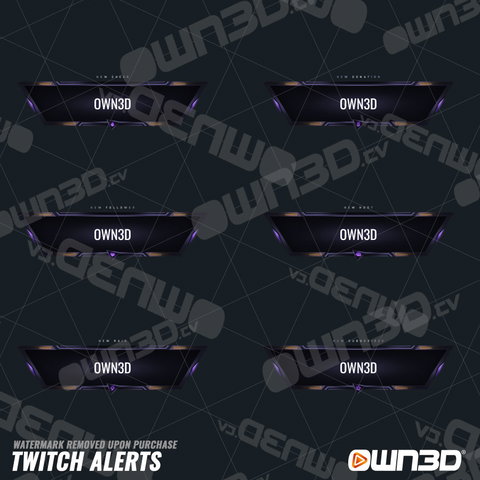 Consoles Twitch Alerts - #1 Shop for Streamers | OWN3D