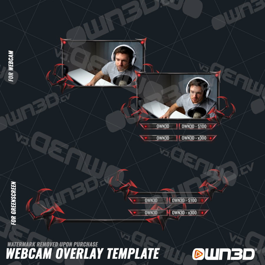 Hallowed Webcam Overlays - Boutique n° 1 pour les Streamers | OWN3D