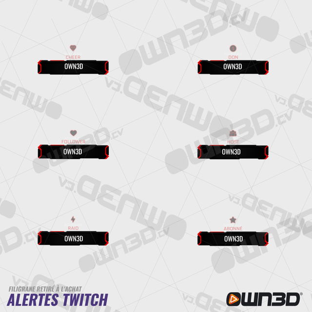 Pack Darktech - Boutique n° 1 pour les Streamers | OWN3D