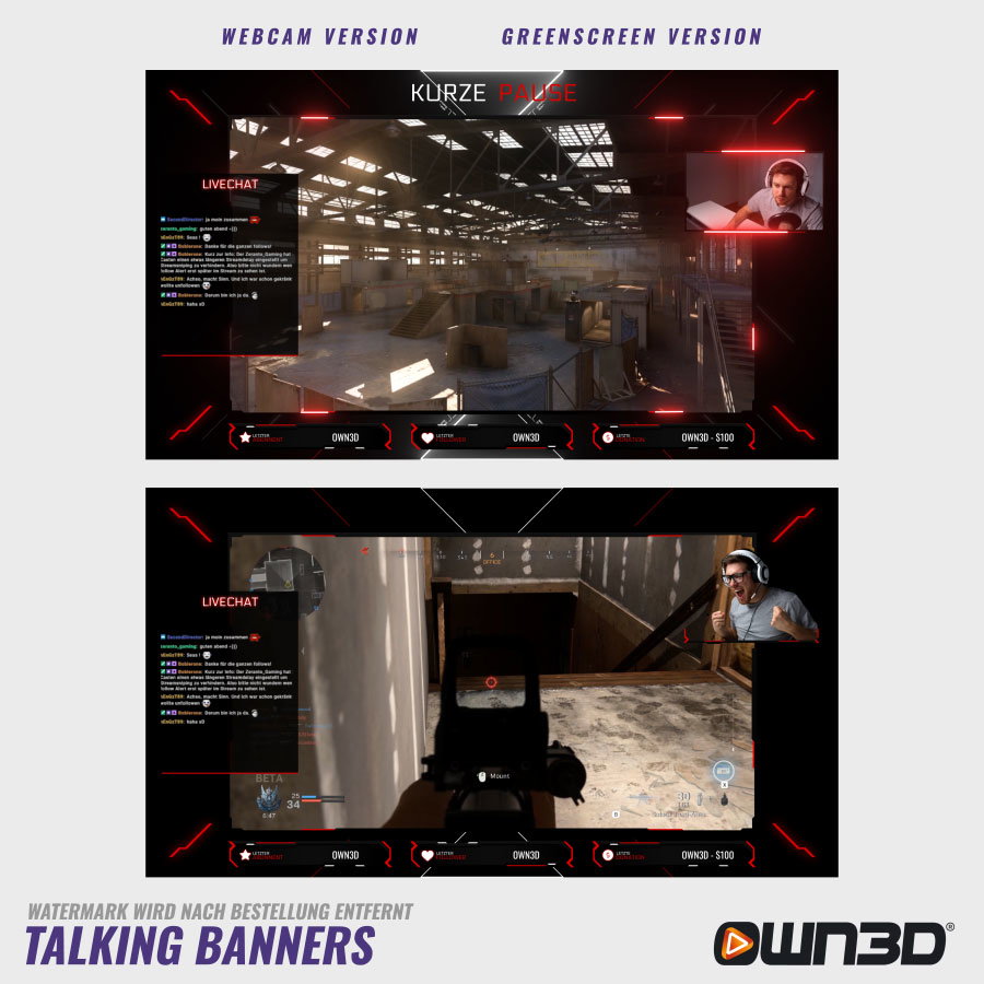 Metatron Talking Banner - #1 Shop for Streamers | OWN3D