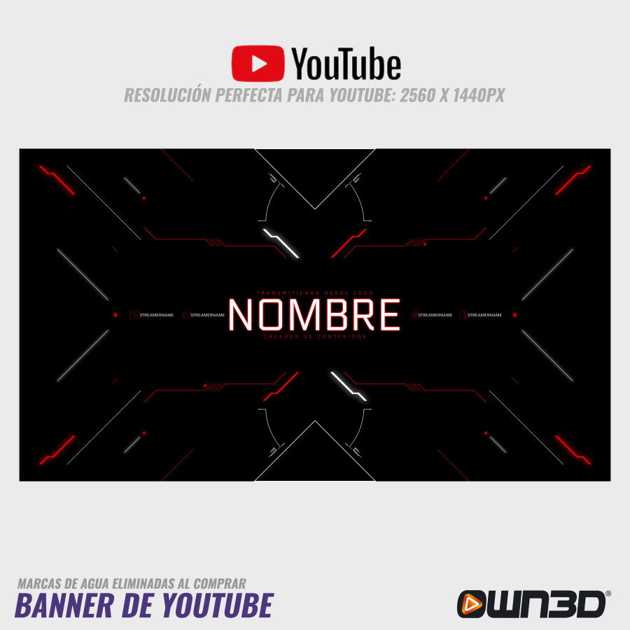 Darktech Banners de YouTube - OWN3D