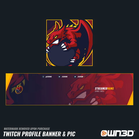Dragon Twitch Profile Banner - OWN3D