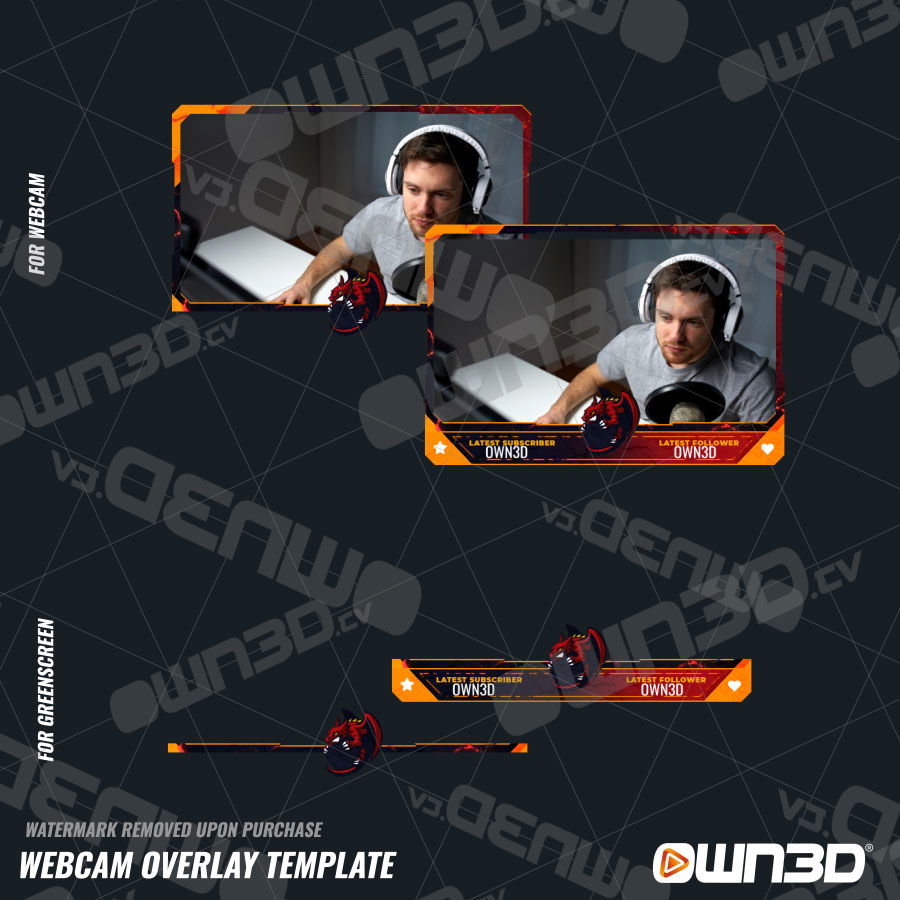 Dragon Webcam Overlays - OWN3D
