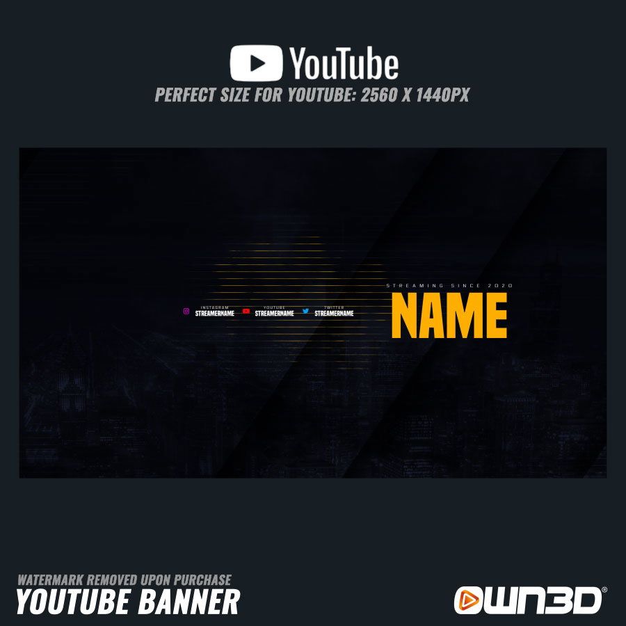 GTA Banners de YouTube - OWN3D