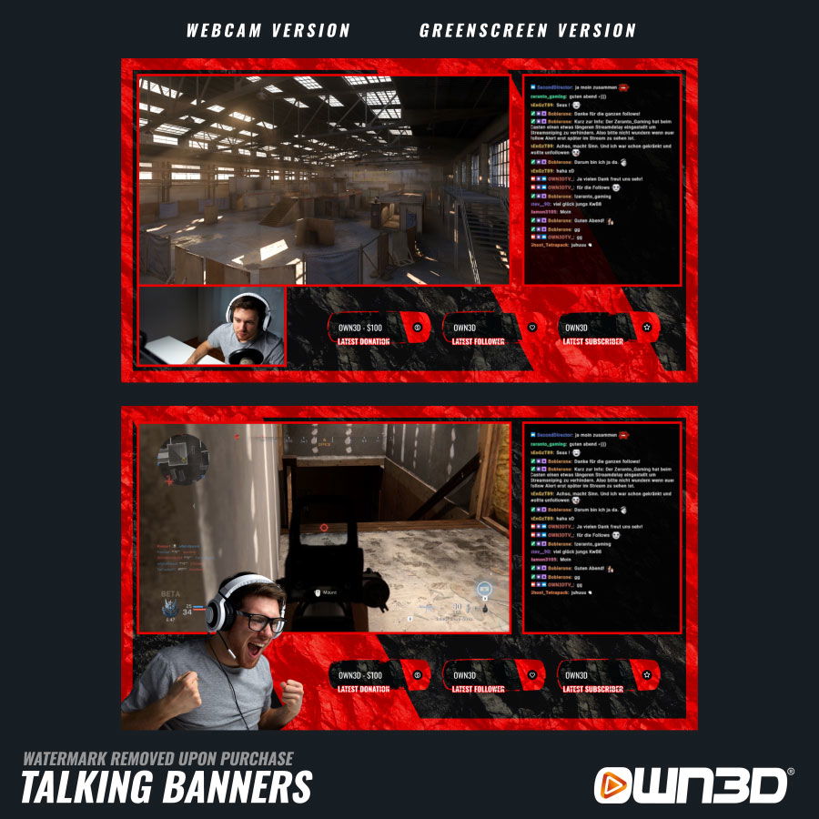 Hero Chat Overlay / Screen / Banner - OWN3D