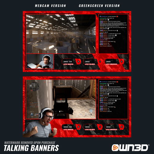 Hero Chat Overlay / Screen / Banner - OWN3D