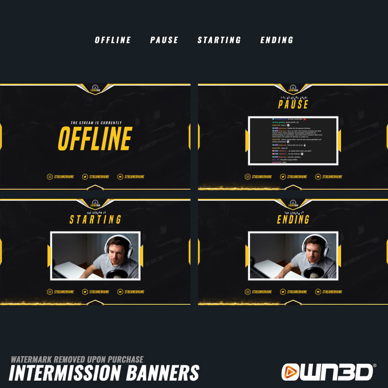 Nuke Intermission Banner - #1 Shop for Streamers | OWN3D