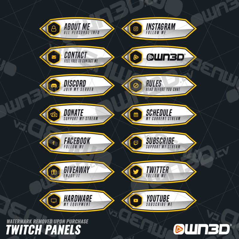 Nuke Twitch Panels - #1 Shop for Streamers | OWN3D