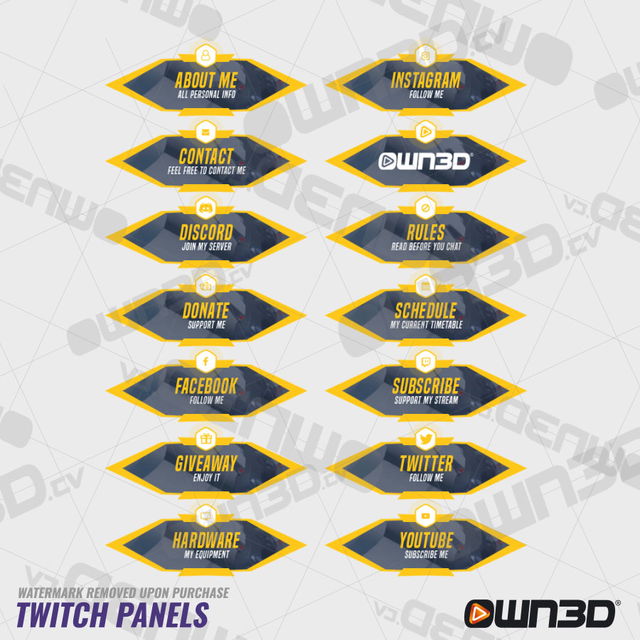 Nano Twitch Panels - #1 Shop for Streamers | OWN3D