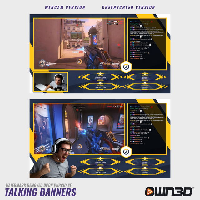 Nuke Chat Overlay / Screen / Banner - OWN3D