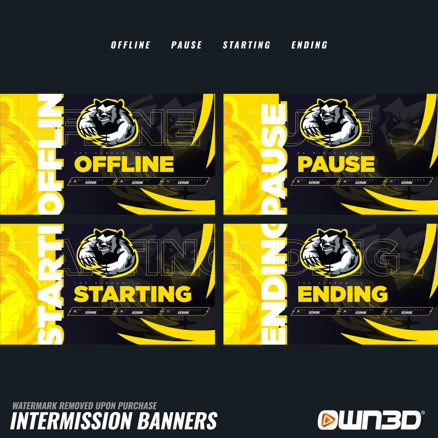 Nuke Intermission Banner - #1 Shop for Streamers | OWN3D