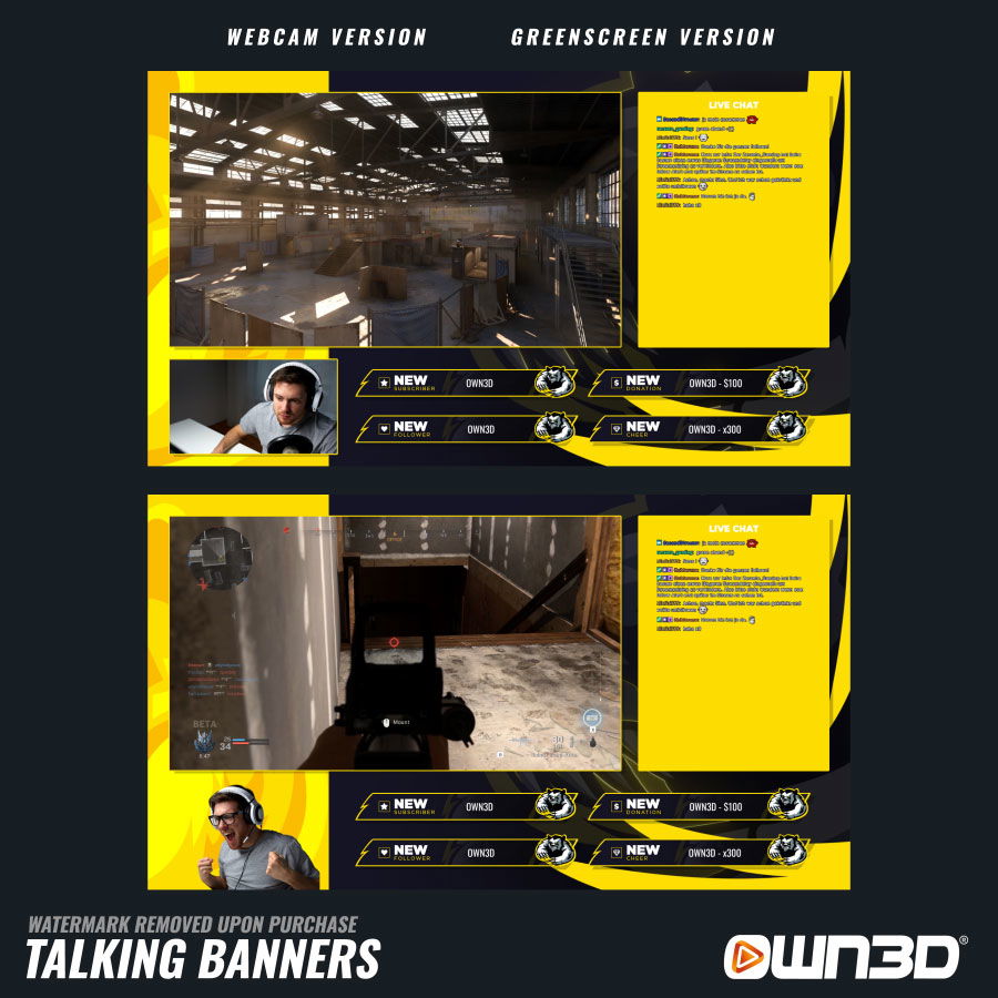 Nuke Talking Banner - #1 Shop for Streamers | OWN3D