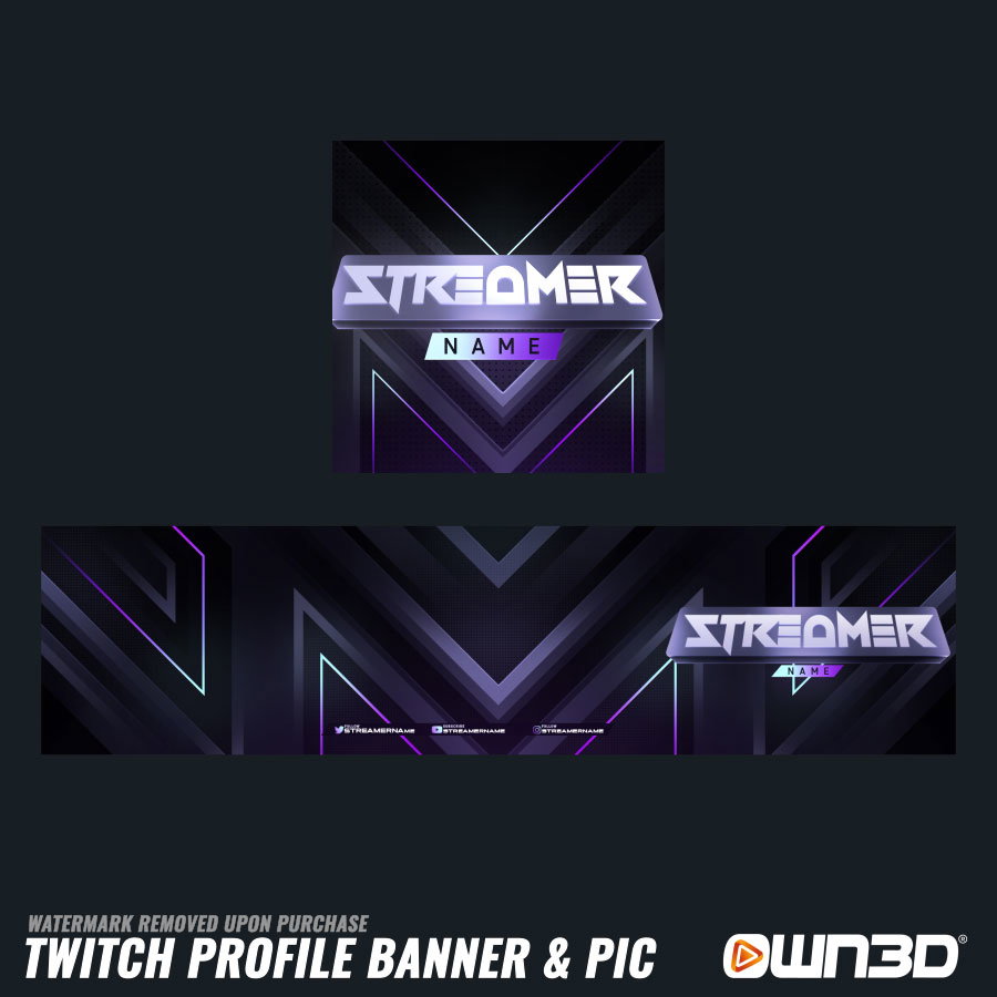 Tube Twitch Profile Banner & Picture - #1 Shop for Streamers | OWN3D