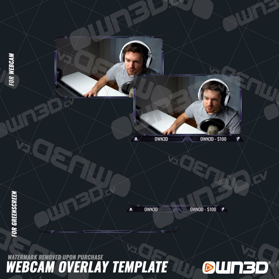 Tube Webcam Overlays - Boutique n° 1 pour les Streamers | OWN3D