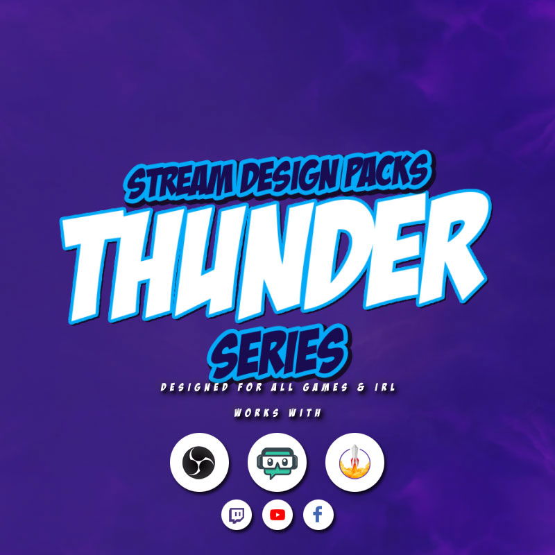 Thunder Twitch Profile Banner & Picture - #1 Shop for Streamers | OWN3D