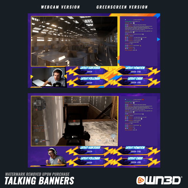 Thunder Chat Overlay / Screen / Banner - OWN3D