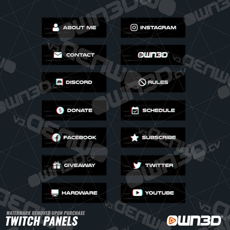 GTA Twitch Panels - #1 Shop for Streamers | OWN3D