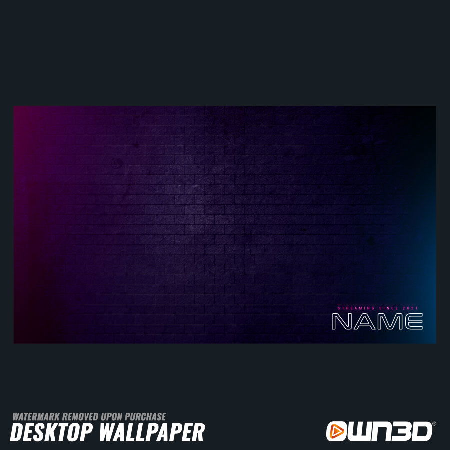 Clean Neon Desktop Wallpaper - OWN3D