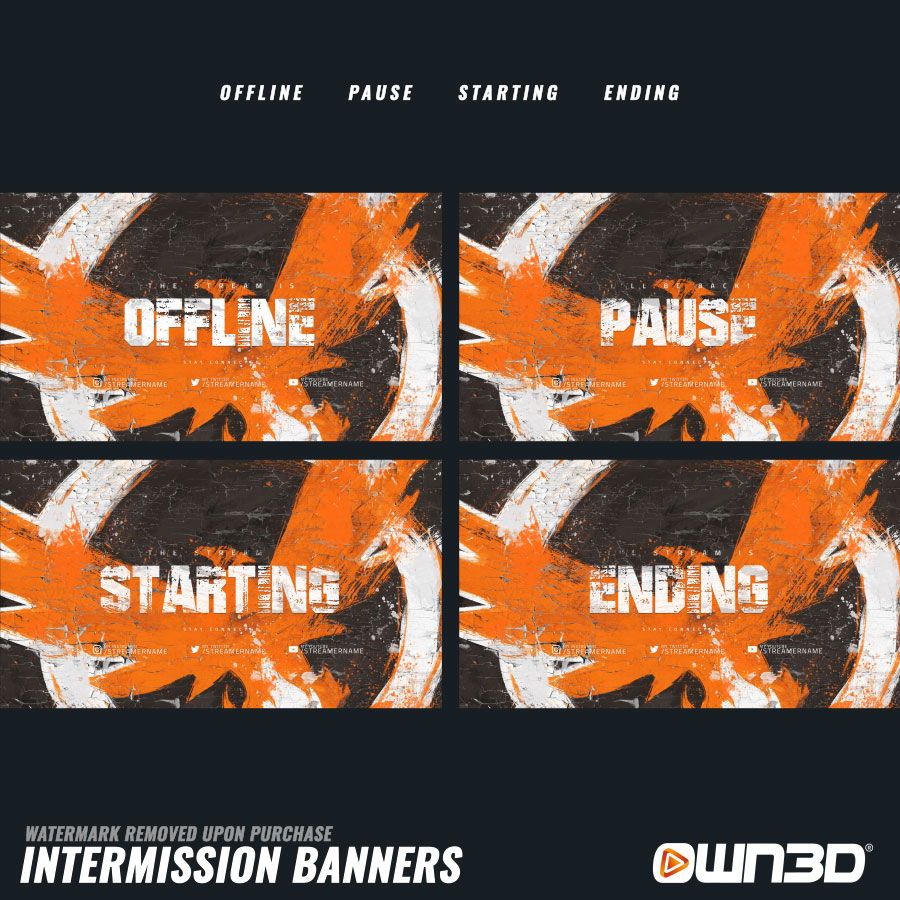 Division Intermission Banner - Offline, Pause, Start & End Screens - OWN3D