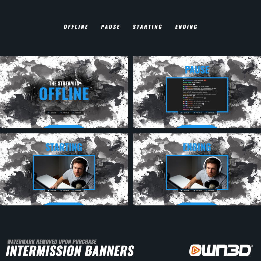 OPS Intermission Banner - #1 Shop for Streamers | OWN3D