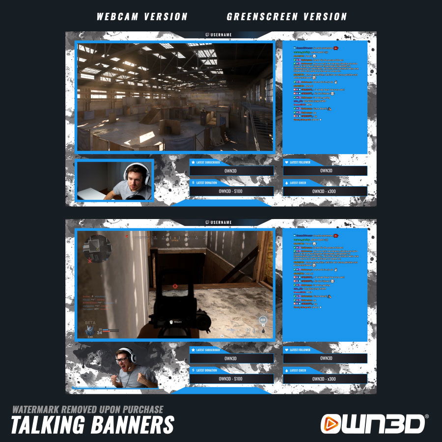 Anware Talking Banner - #1 Shop for Streamers | OWN3D