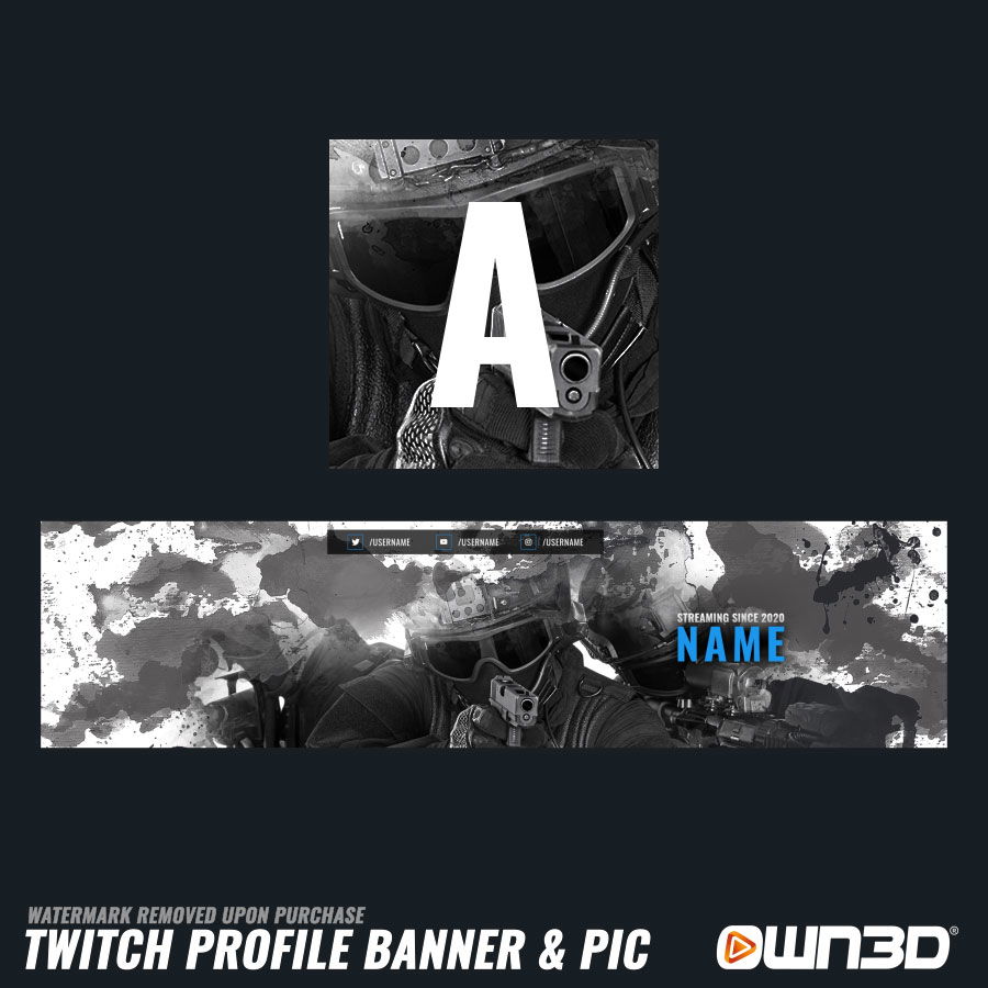 Striking Twitch Profile Banner & Picture - #1 Shop for Streamers | OWN3D