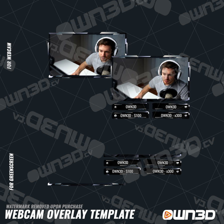 Clean Valo Webcam Overlays - #1 Shop for Streamers | OWN3D