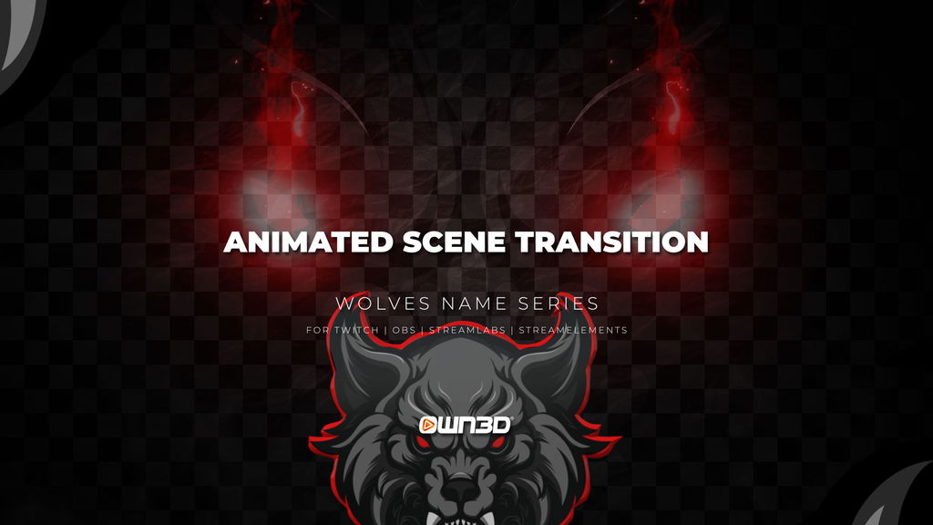 Wolves Twitch Scene Stinger Transitions - OWN3D