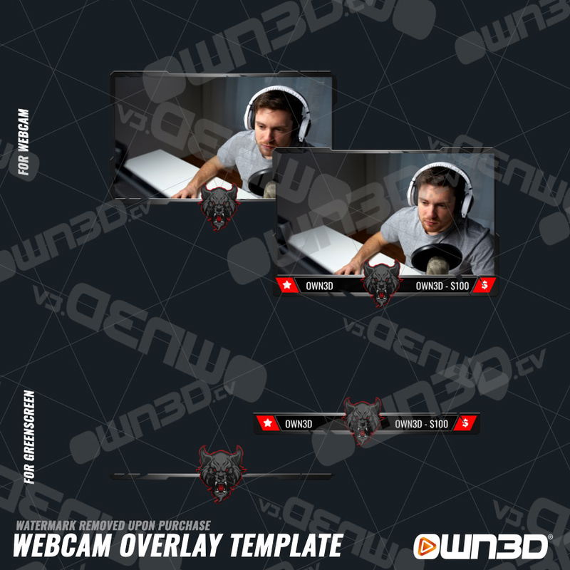 Wolves Webcam Overlays - OWN3D