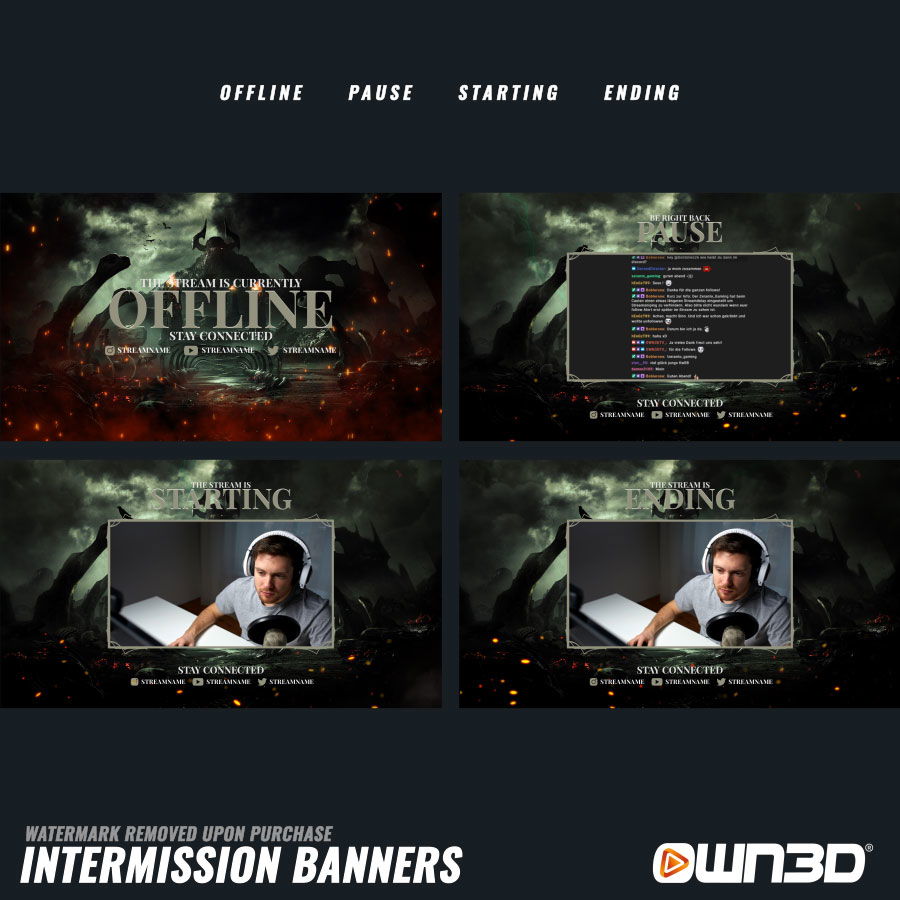 Verdant Intermission Banner - #1 Shop for Streamers | OWN3D