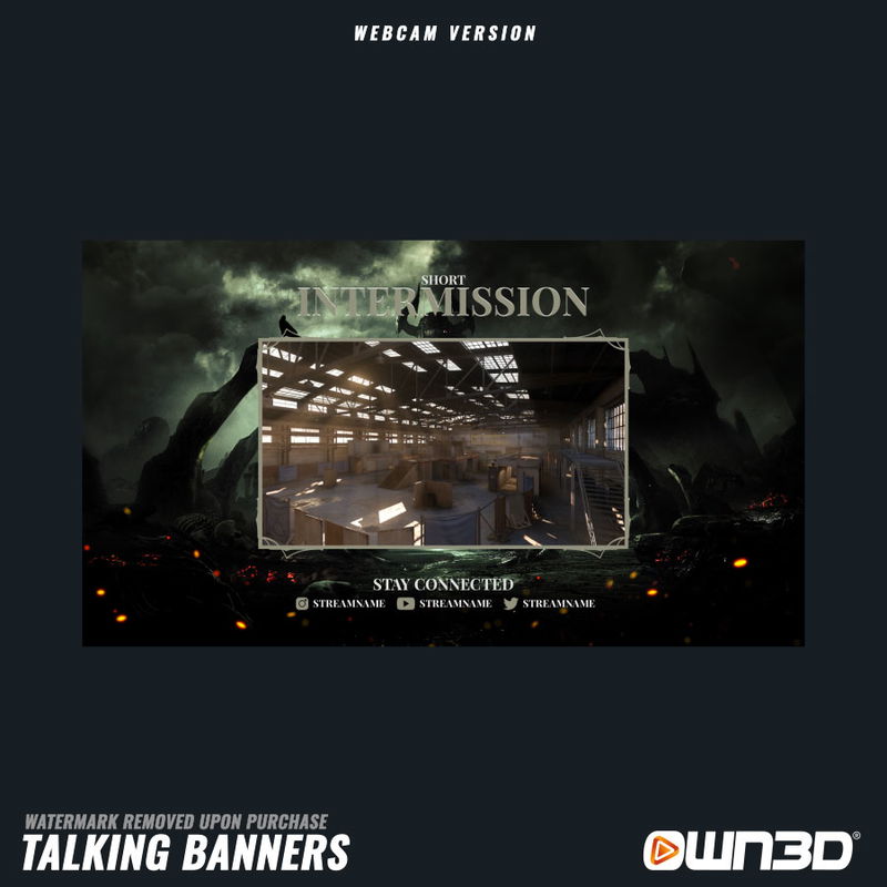 Raven Talking Banner - #1 Shop for Streamers | OWN3D