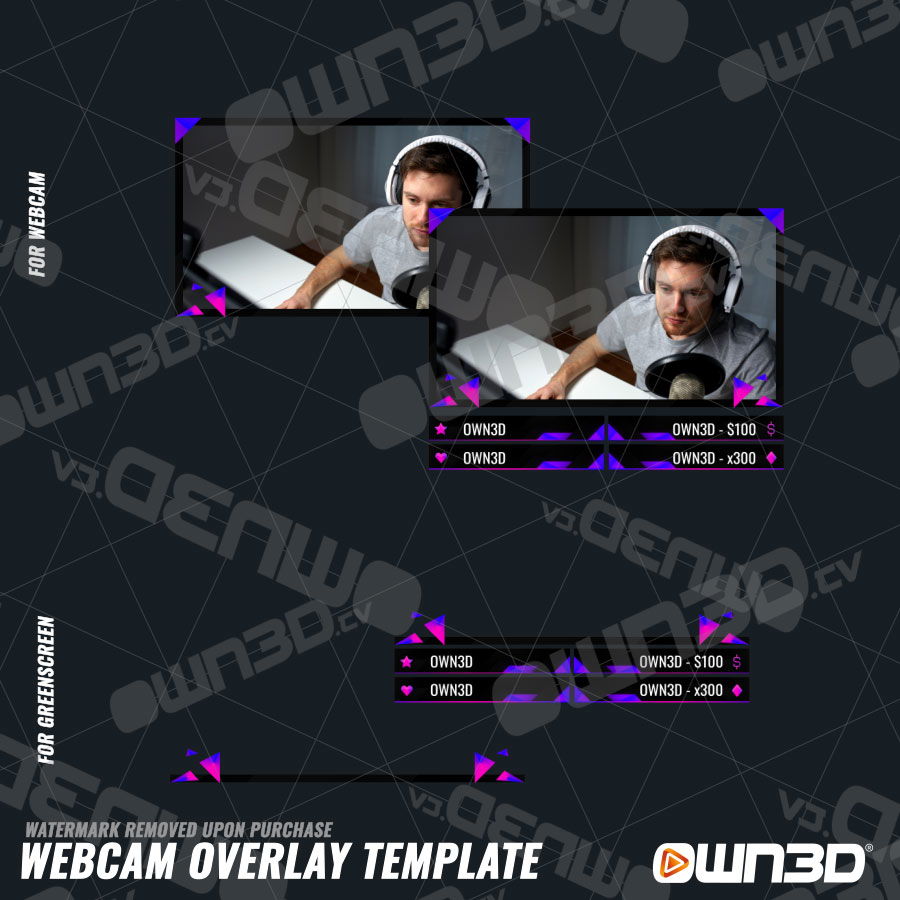 Exclusive Webcam Overlays for your stream | OWN3D
