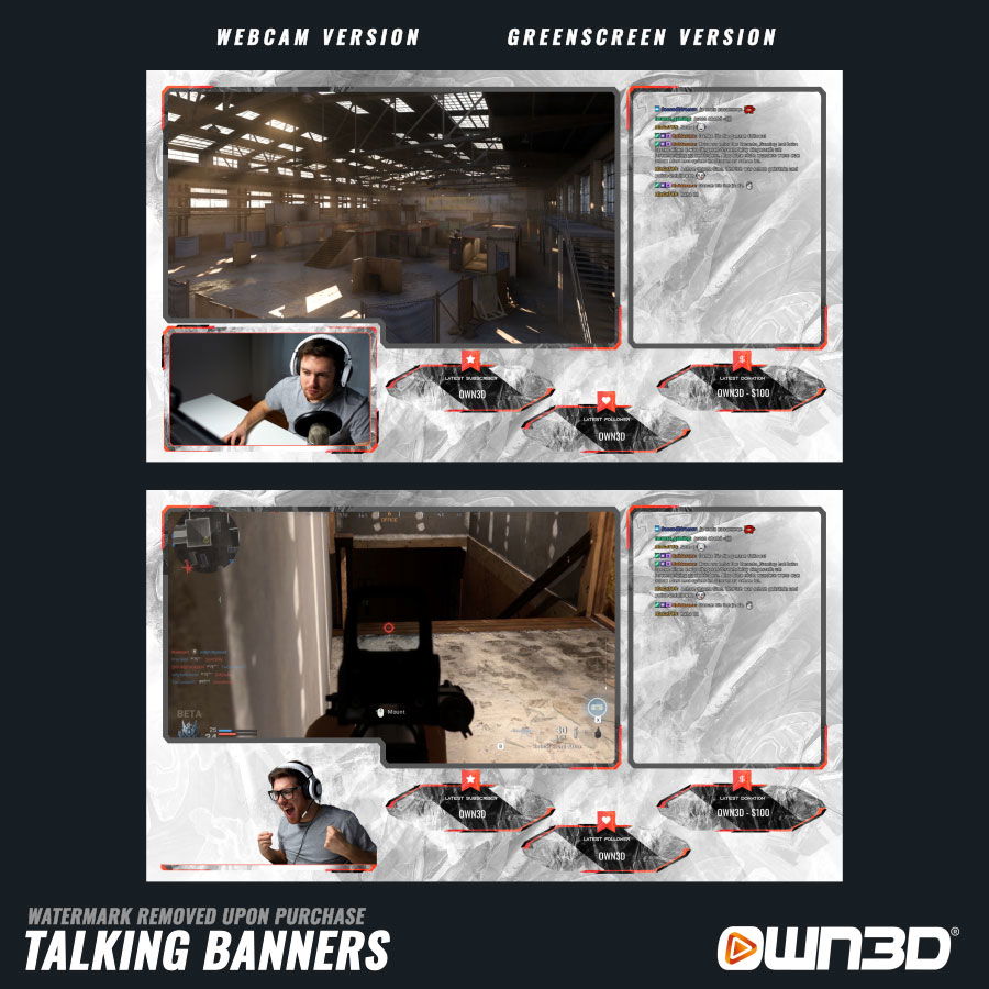 Nuke Talking Banner - #1 Shop for Streamers | OWN3D