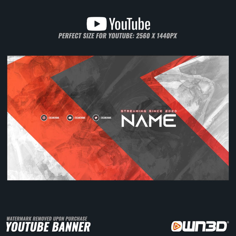 Hero YouTube Banner - #1 Shop for Streamers | OWN3D
