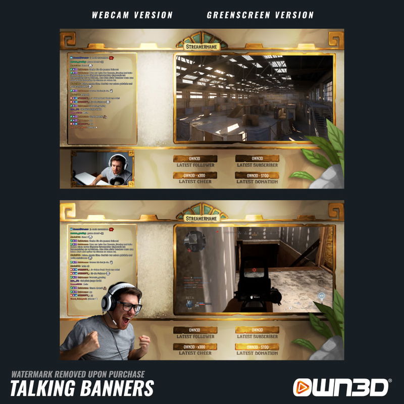 Aztec Chat Overlay / Screen / Banner - OWN3D