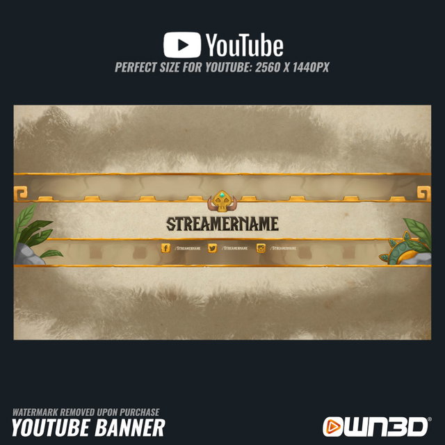 Pirate YouTube Banner - #1 Shop for Streamers | OWN3D