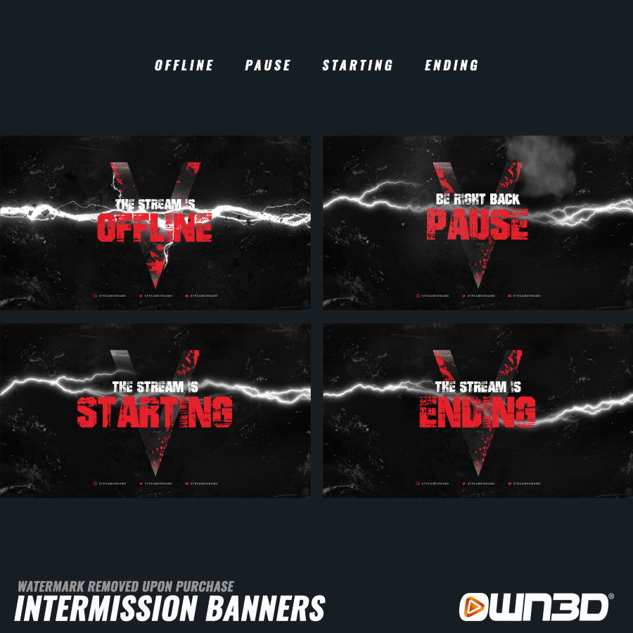 BF Intermission Banner - Offline, Pause, Start & End Screens - OWN3D