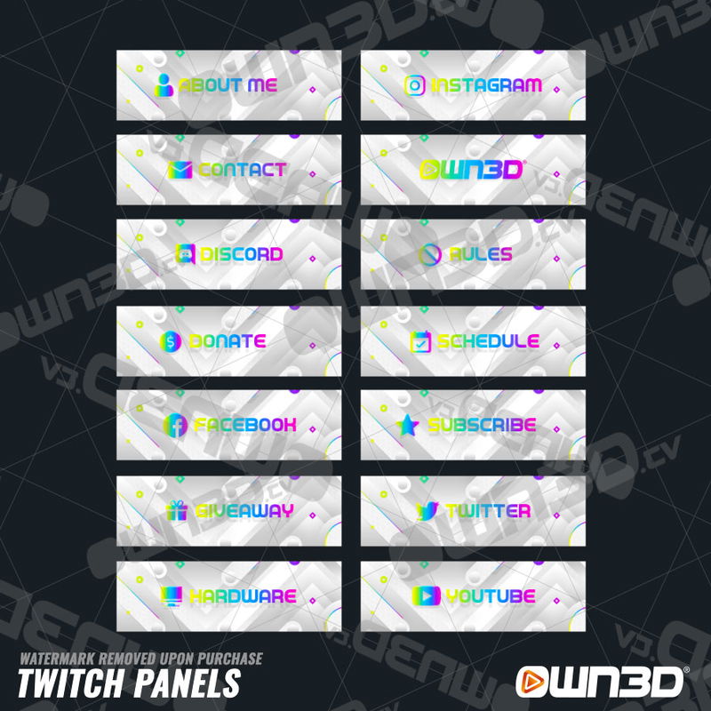 Chromatic Twitch Panels - OWN3D