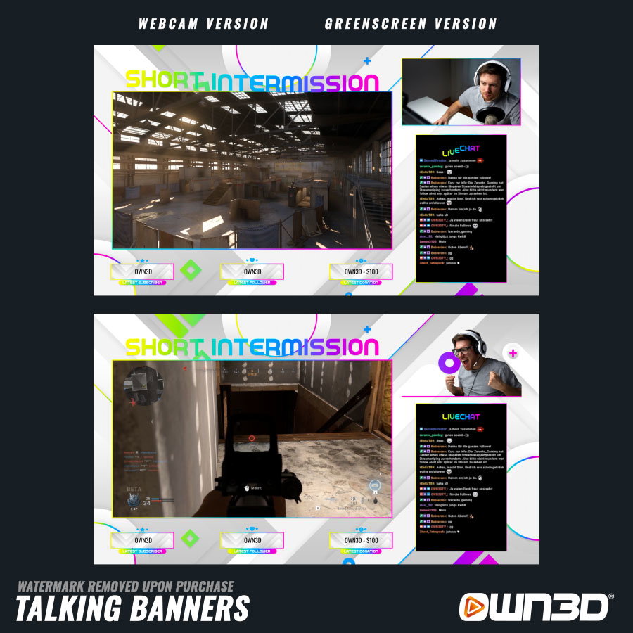 Allure Talking Banner - #1 Streamer Shop | OWN3D