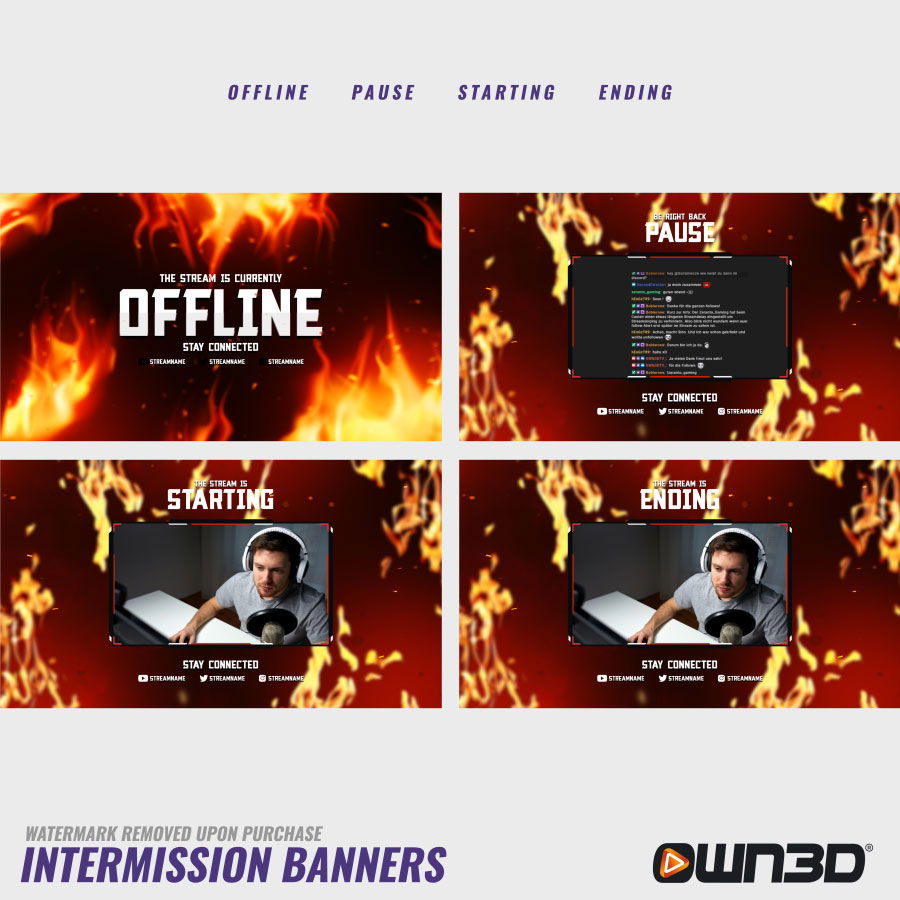 Dragon Intermission Banner - #1 Shop for Streamers | OWN3D
