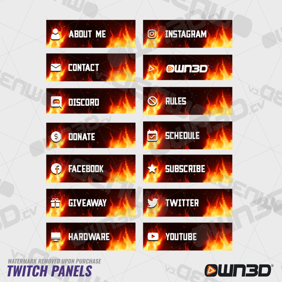 GTA Twitch Panels - #1 Shop for Streamers | OWN3D
