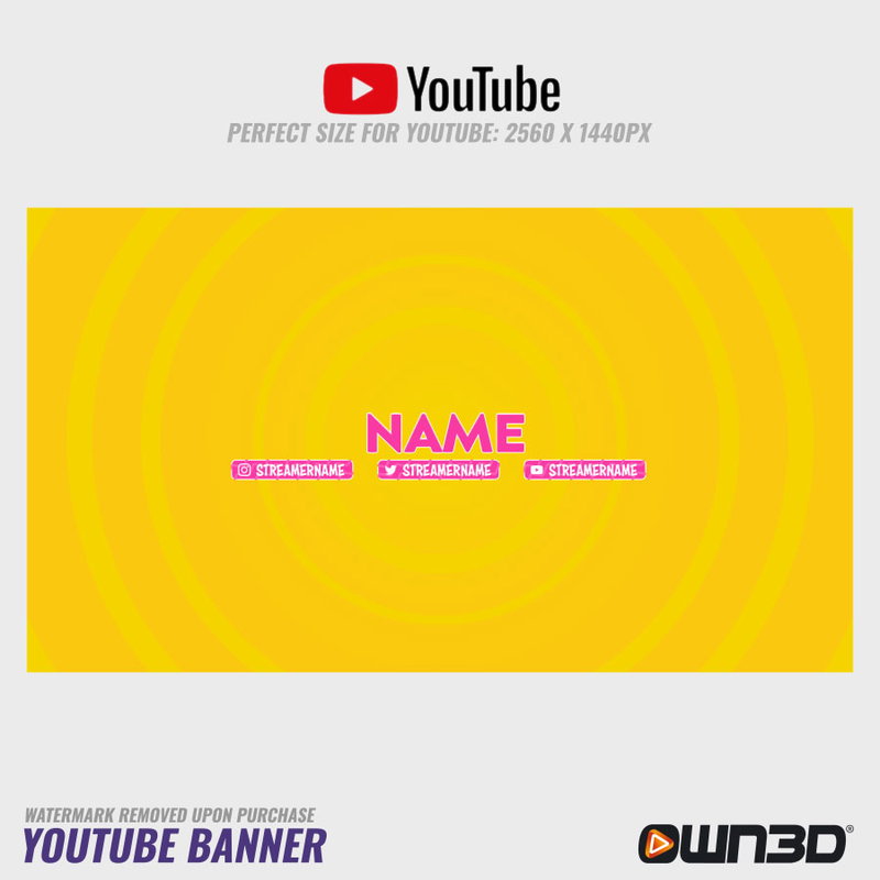 Mystic YouTube Banner - #1 Shop for Streamers | OWN3D