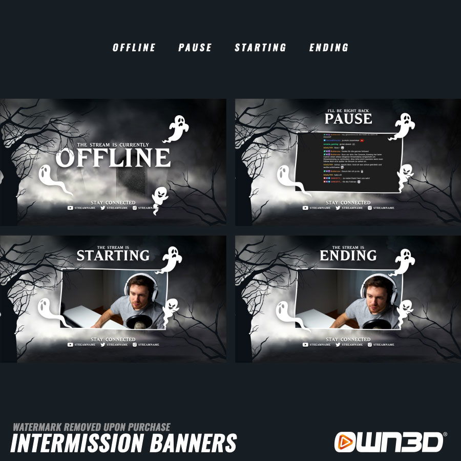 Arachne Intermission Banner - #1 Shop for Streamers | OWN3D