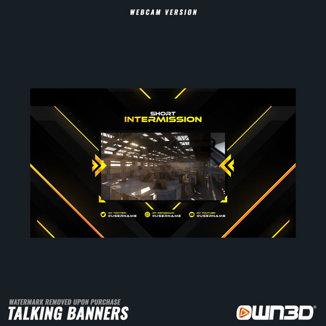 Crossfire Talking Banner - #1 Streamer Shop | OWN3D