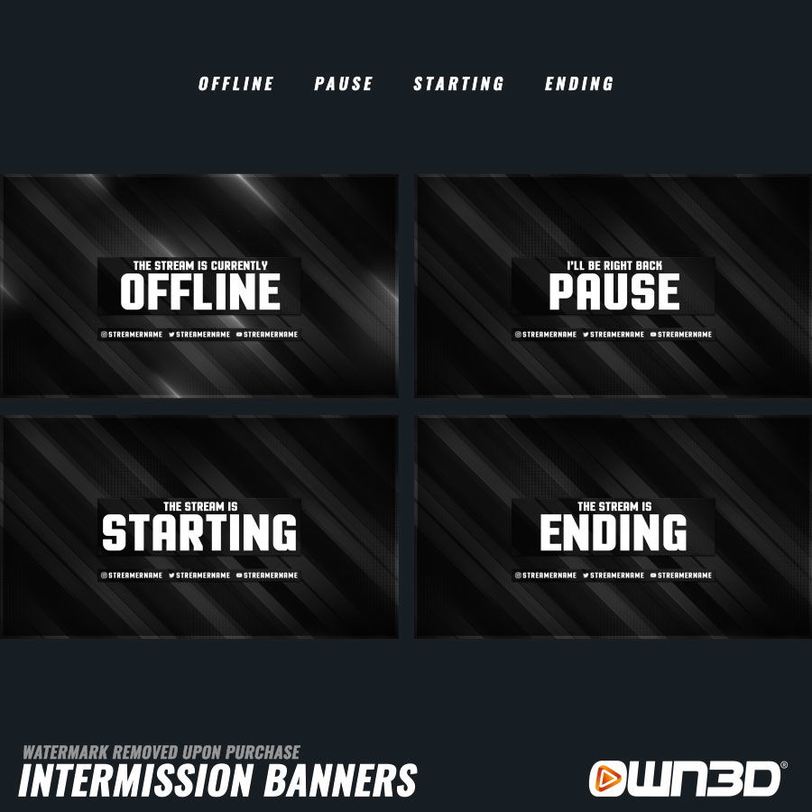 Nuke Intermission Banner - #1 Shop for Streamers | OWN3D