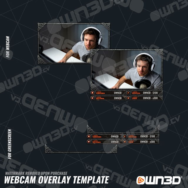 Dragon Webcam Overlays - #1 Streamer Shop | OWN3D