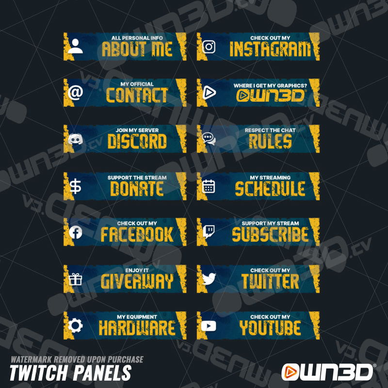 Aurous Twitch Panels - #1 Shop for Streamers | OWN3D