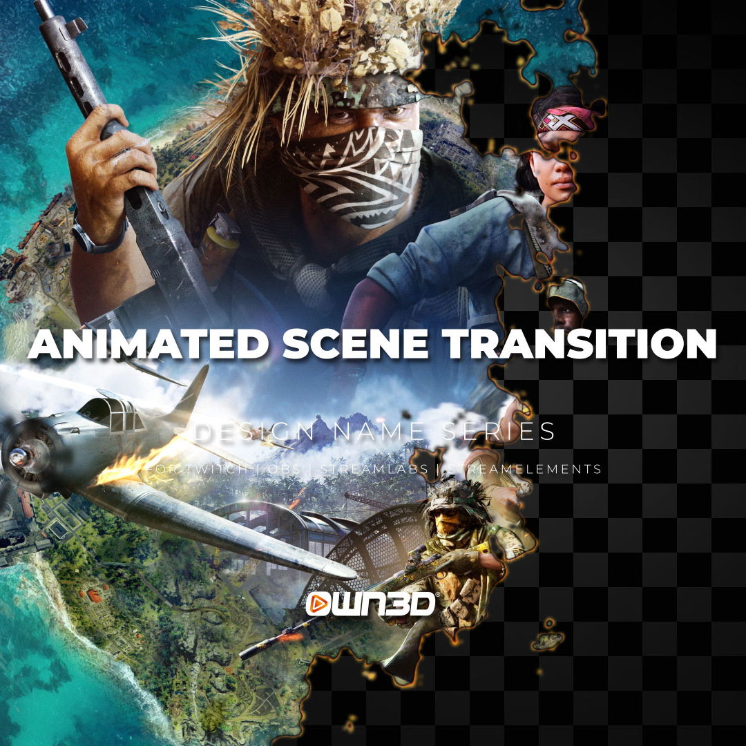 Modern Green Twitch Stinger Transitions - #1 Shop for Streamers | OWN3D